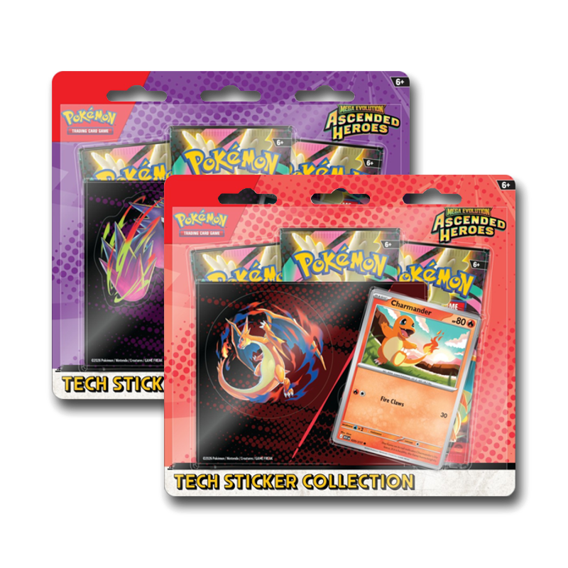 Pokémon TCG: Mega Evolution - Ascended Heroes Tech Sticker Collection ...