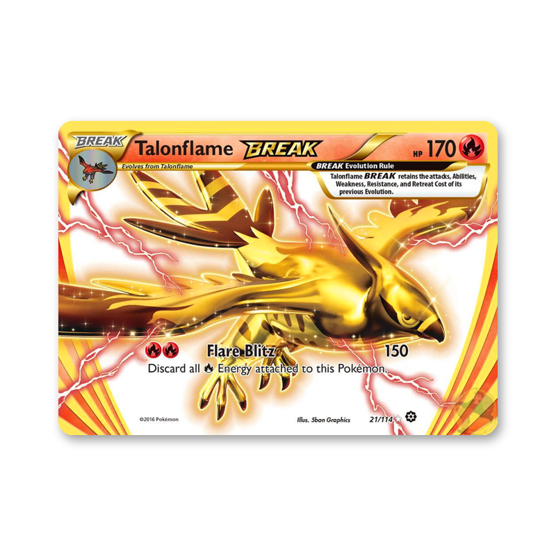 Talonflame BREAK - 21/114 (Steam Siege) – Spanky's Loot Stash